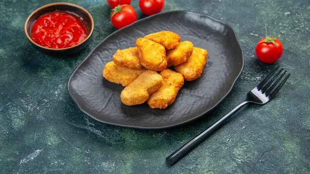 Easy Chicken Nugget Recipe With Honey Mustard Dipping Sauce - English ...