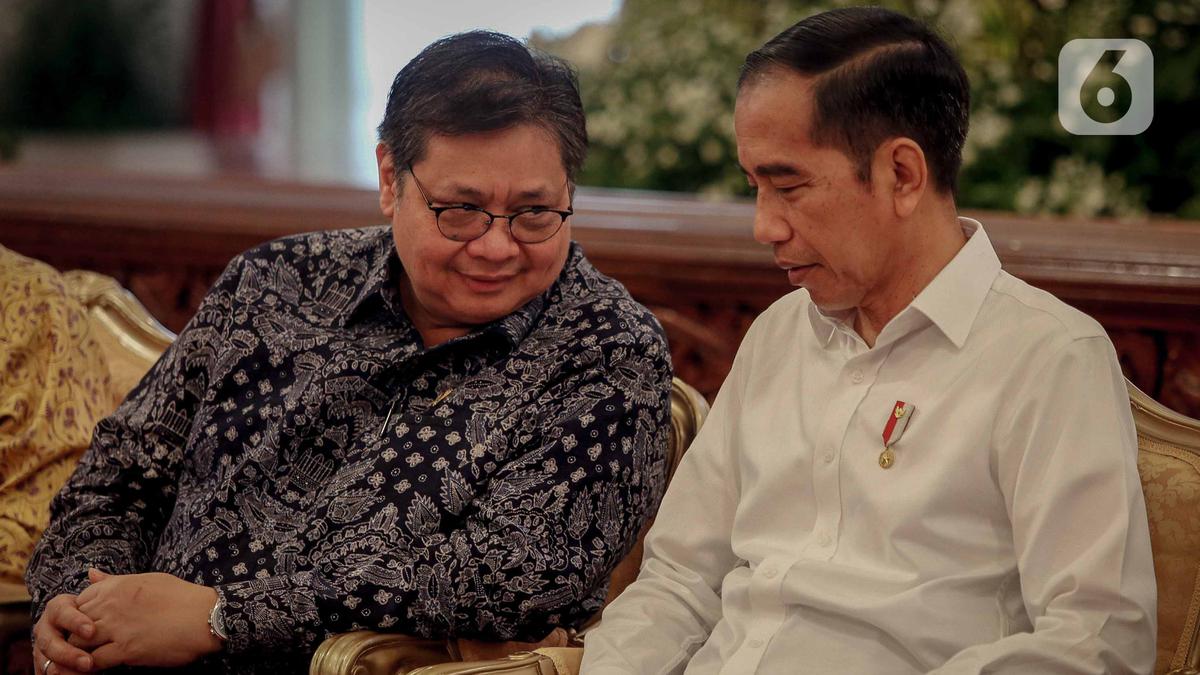 Airlangga Bertemu Jokowi 1 Jam Lebih di Istana, Ini yang Dibahas - News ...