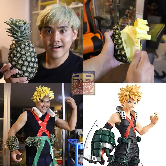 6 Cosplay Low Budget Pakai Nanas dan Durian Ini Absurd Banget - Hot ...