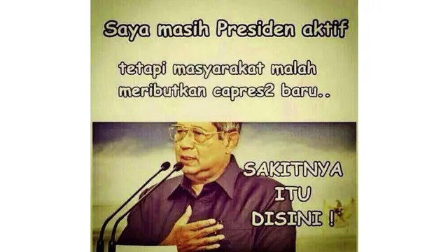 6 Meme 'Sakitnya Tuh Di Sini', Mana yang Anda Suka? - ShowBiz Liputan6.com