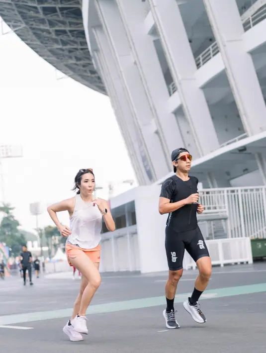 Potret Keseruan Gisella Anastasia Lari di GBK, Dikira Kakaknya Gempi ...