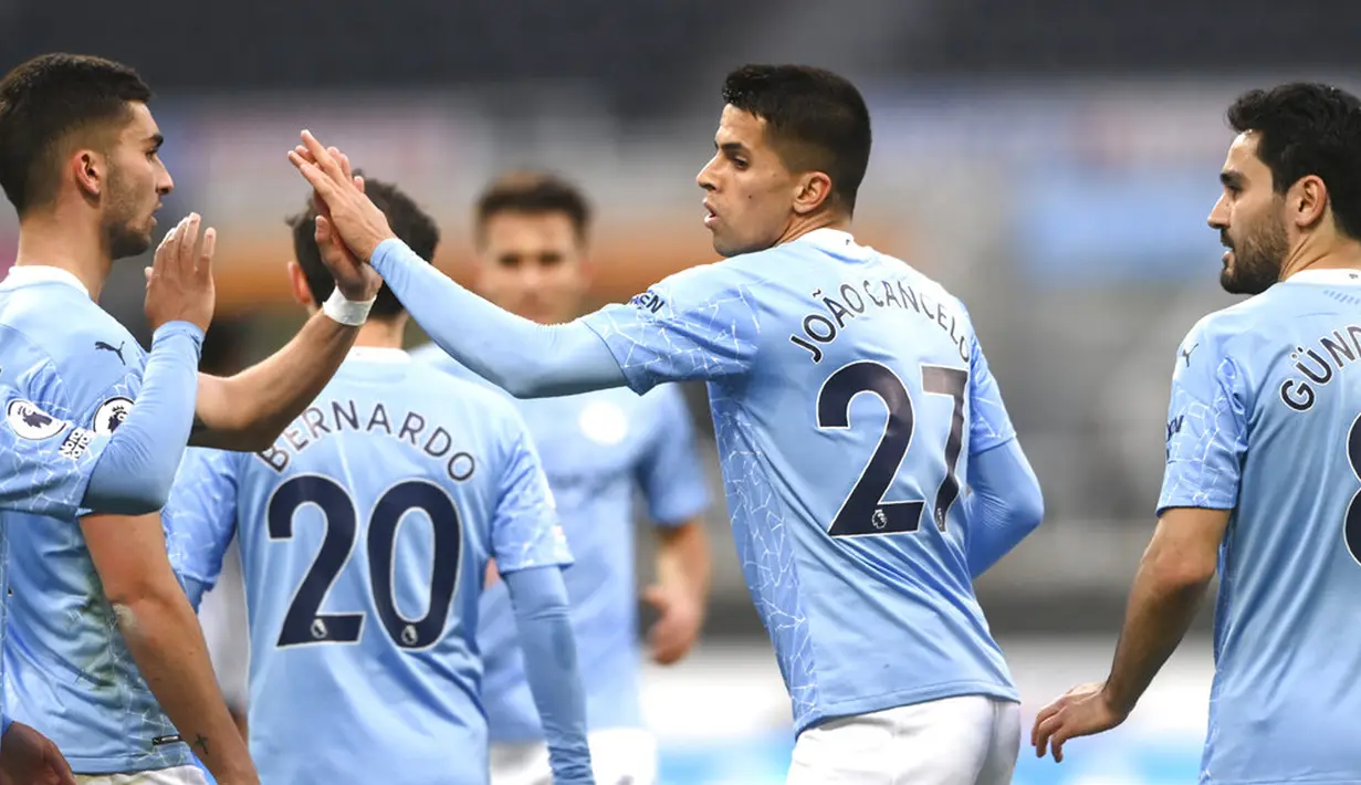 FOTO: Hattrick Ferran Torres Bawa Manchester City Taklukkan Newcastle ...