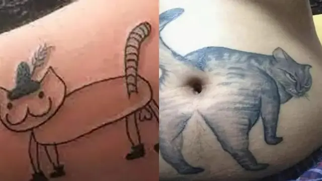 10 Potret Kocak Tato Bagi Pecinta Kucing Ini Hasilnya Lucu dan ...