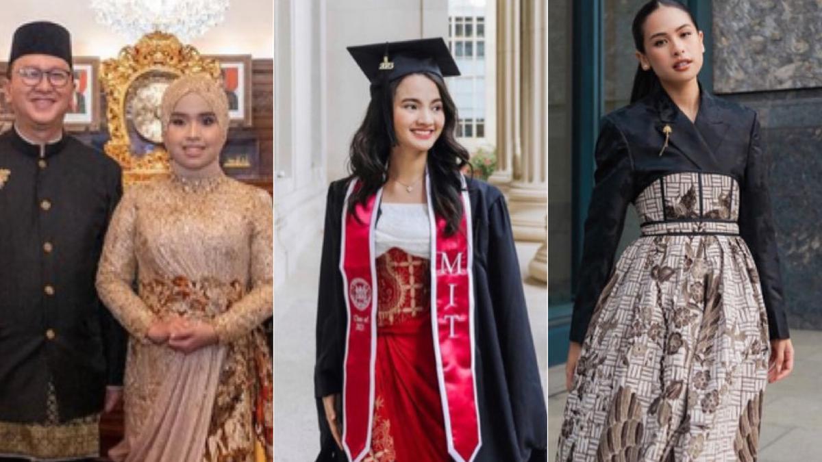 10 Inspirasi Mix and Match Batik untuk Acara Wisuda, dari Putri Ariani ...