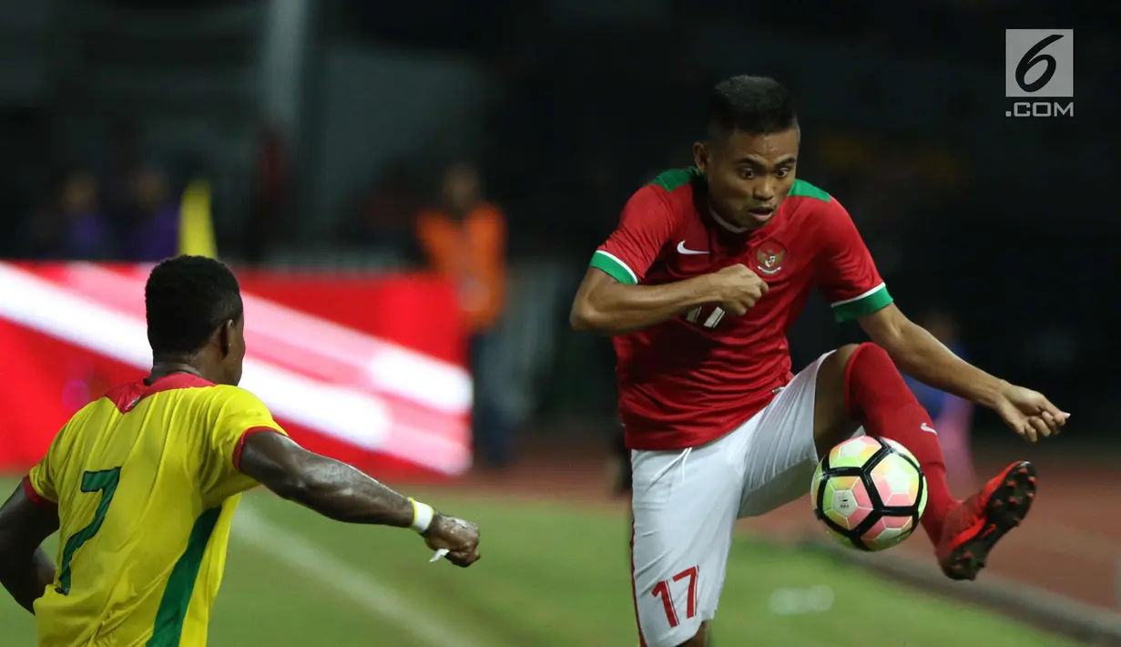 PHOTO: Pemain Muda Timnas Indonesia Gasak Guyana - Foto Liputan6.com