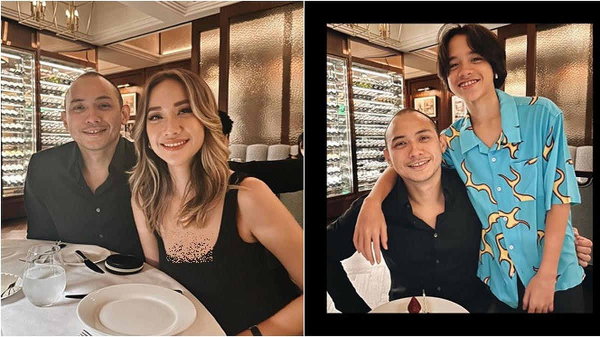 6 Potret BCL Dinner Bertiga Bareng Tiko dan Noah Sinclair, Pertama Usai Menikah - Hot Liputan6.com