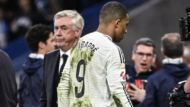Real Madrid Kalah di Final Copa del Rey, Carlo Ancelotti Ungkap Alasan Baru Mainkan Kylian ...