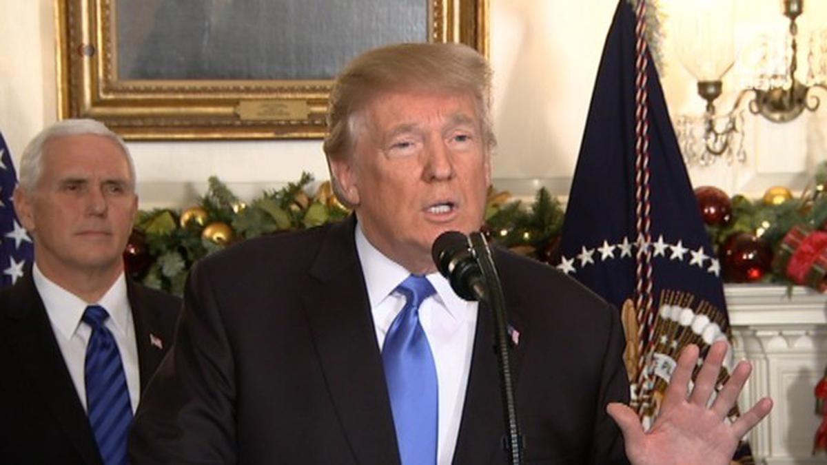 VIDEO: Ada Islam, Yahudi, dan Kristen di Pidato Trump soal Yerusalem
