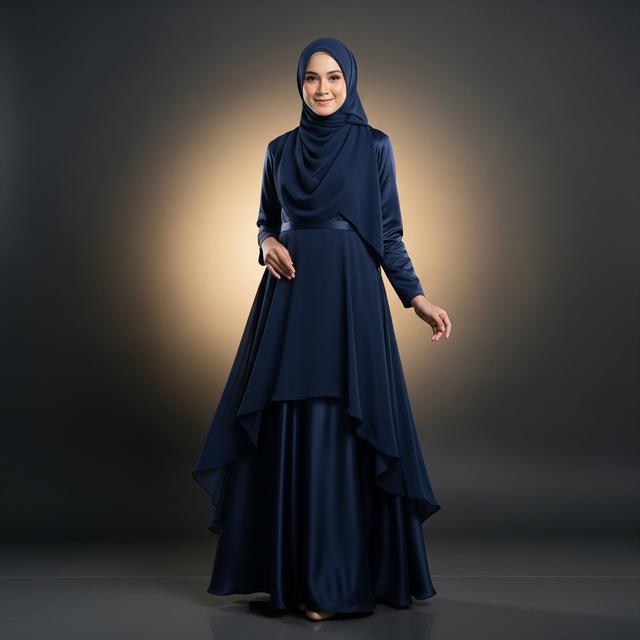 9 Model Gamis Polos Tapi Elegan untuk Kondangan Tren 2025, Anggun Tanpa ...