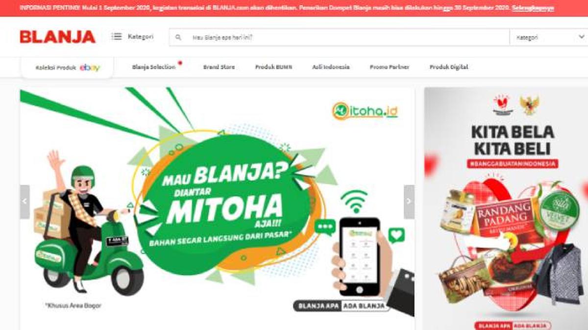 Blanja.com Tutup Layanan, Ini Tanggapan Telkom Group