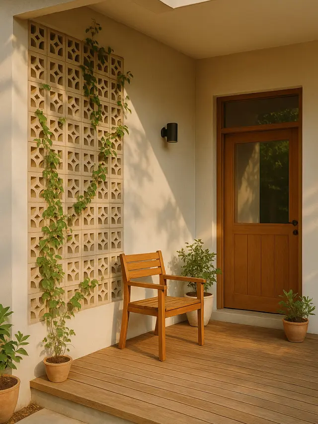 9 Model Teras Dinding Roster Minimalis Terbaru 2025, Inspirasi Estetik ...