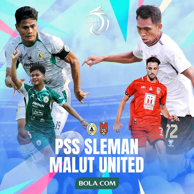 Adu Sakti Antarlini PSS Sleman Vs Malut United di BRI Liga 1: Tak Ada Gap Besar - Indonesia Bola.com