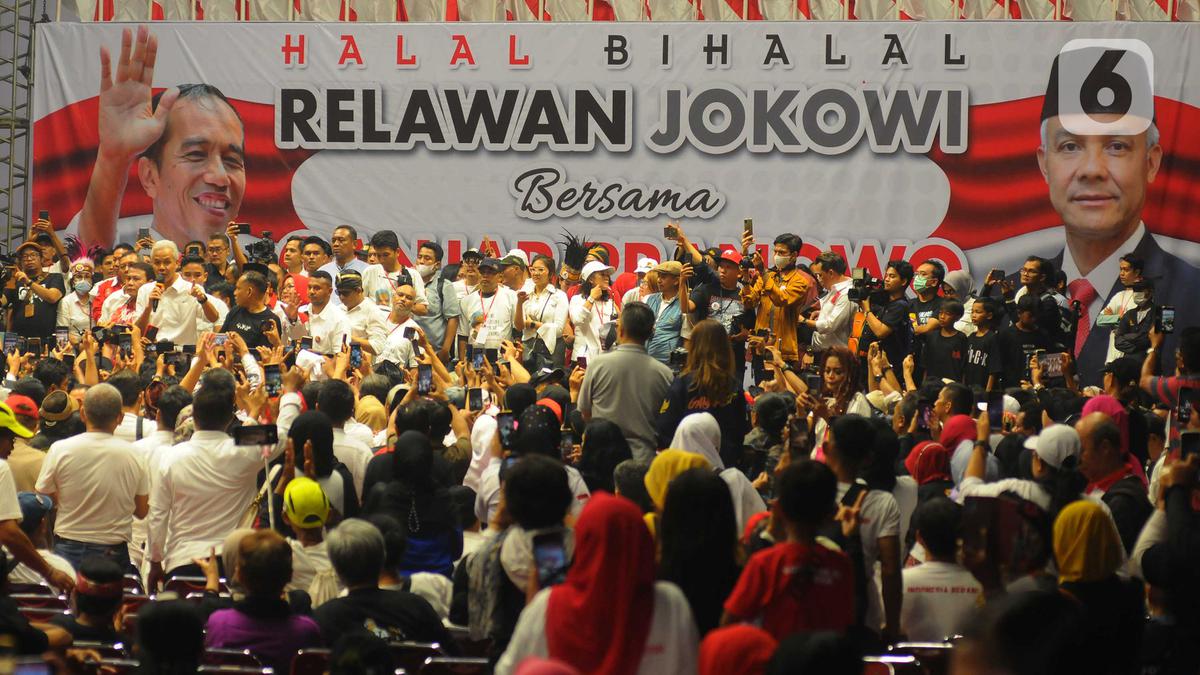 Halal Bihalal Relawan Jokowi dan Ganjar Pranowo - Foto Liputan6.com