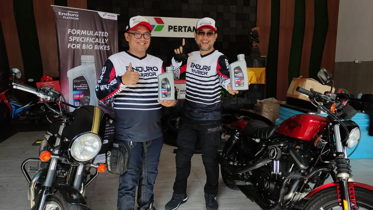 Pertamina Enduro Platinum 10W-60 Cocok untuk Moge 500 Cc ke Atas, Simak ...