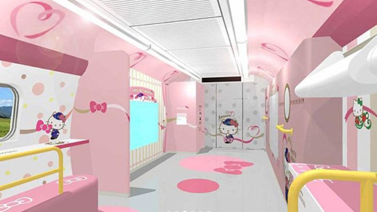 Kereta Api Bertema Hello Kitty Hadir di Jepang
