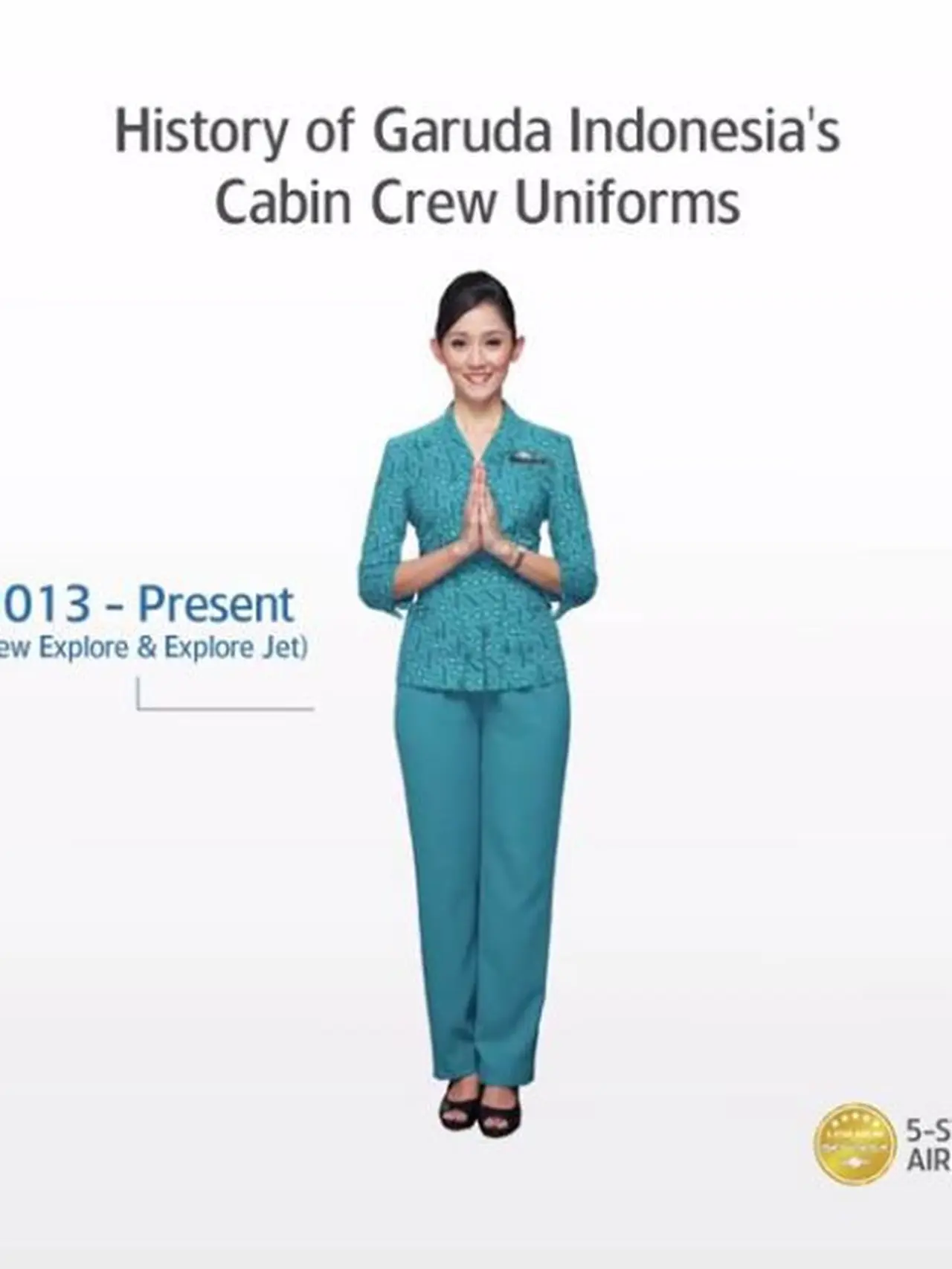 Desain Seragam Pramugari Garuda Indonesia dari Dulu Hingga Kini