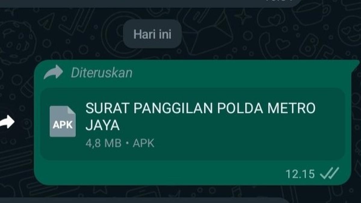Beredar Modus Penipuan File Apk Surat Panggilan Polda Metro Jaya, Minta ...