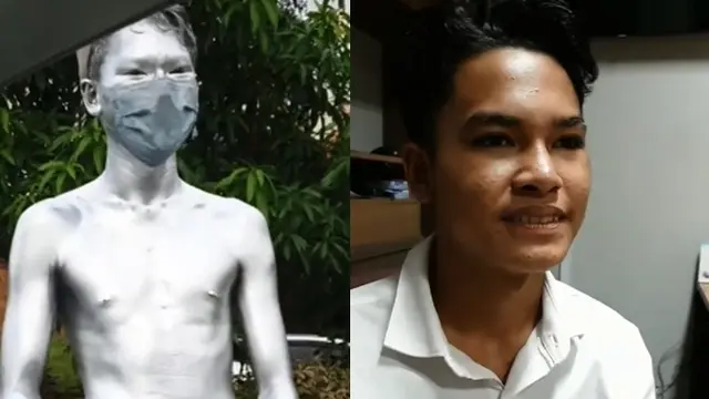 Cerita Saril Si Manusia Silver Sukses Mengubah Nasib, dari Jalanan ...