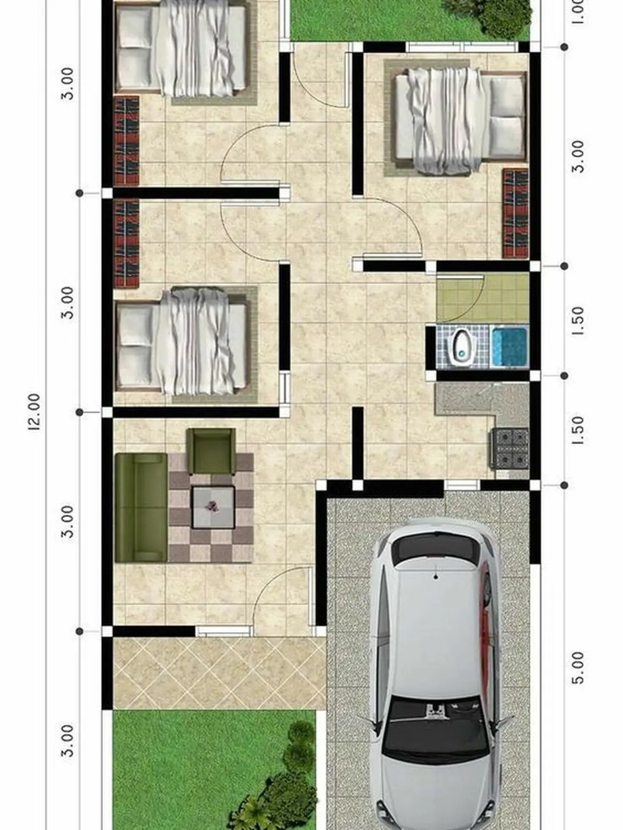 10 Desain Rumah Minimalis 1 Lantai, Pilihan Tepat untuk Keluarga Modern ...