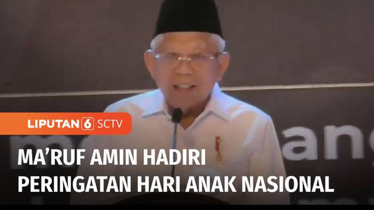 VIDEO: Wapres Ma'ruf Amin Hadiri Peringatan Hari Anak Nasional ke-39 di Lapangan Pancasila - TV ...