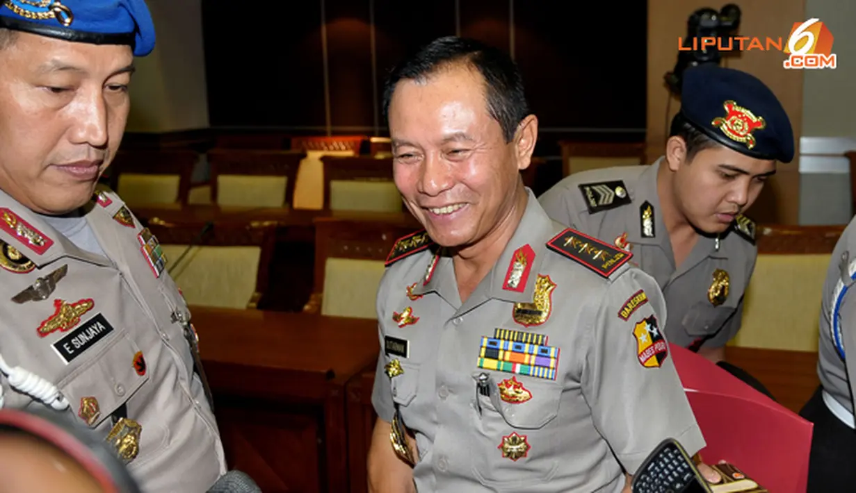 Sutarman, Calon Tunggal Kapolri Dites Oleh DPR - Foto Liputan6.com