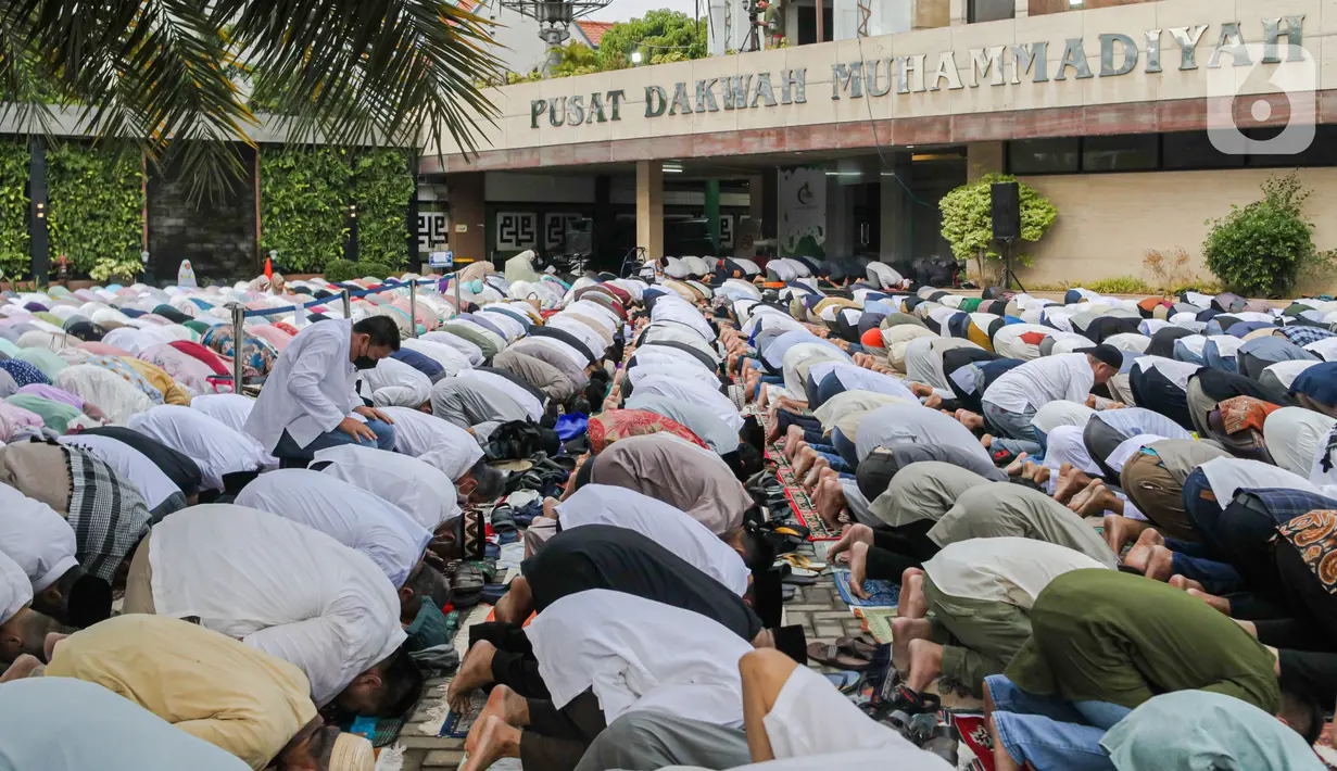 Suasana Sholat Ied di PP Muhammadiyah - Foto Liputan6.com