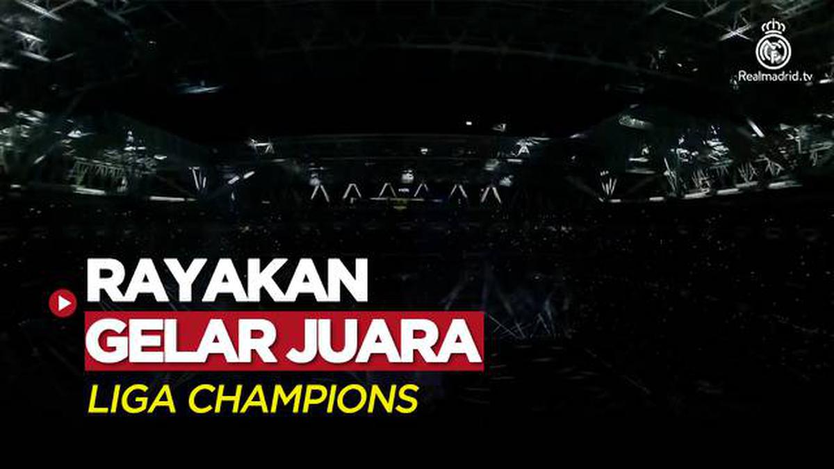 VIDEO: Real Madrid Rayakan Gelar Juara Liga Champions yang ke-14 di ...
