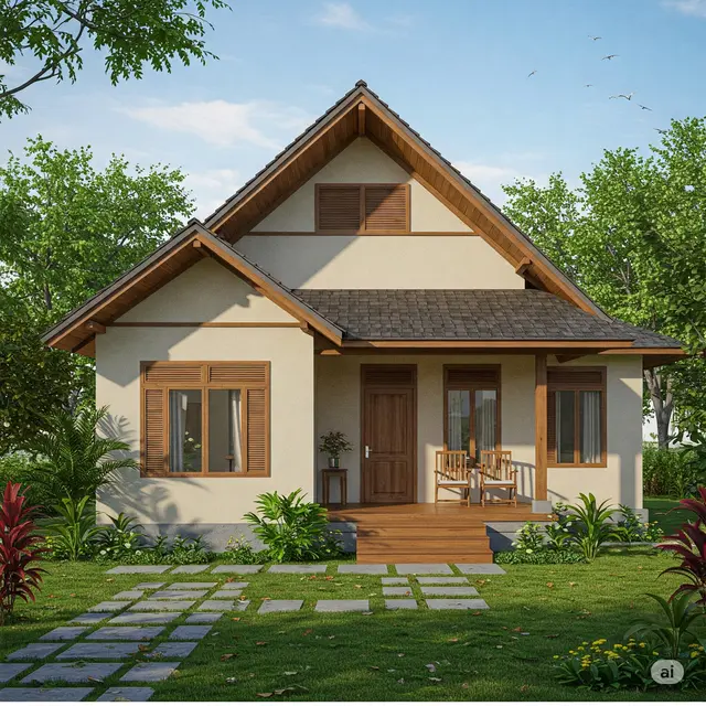 8 Inspirasi Rumah Sederhana di Kampung yang Tampil Mewah, Tren Desain ...