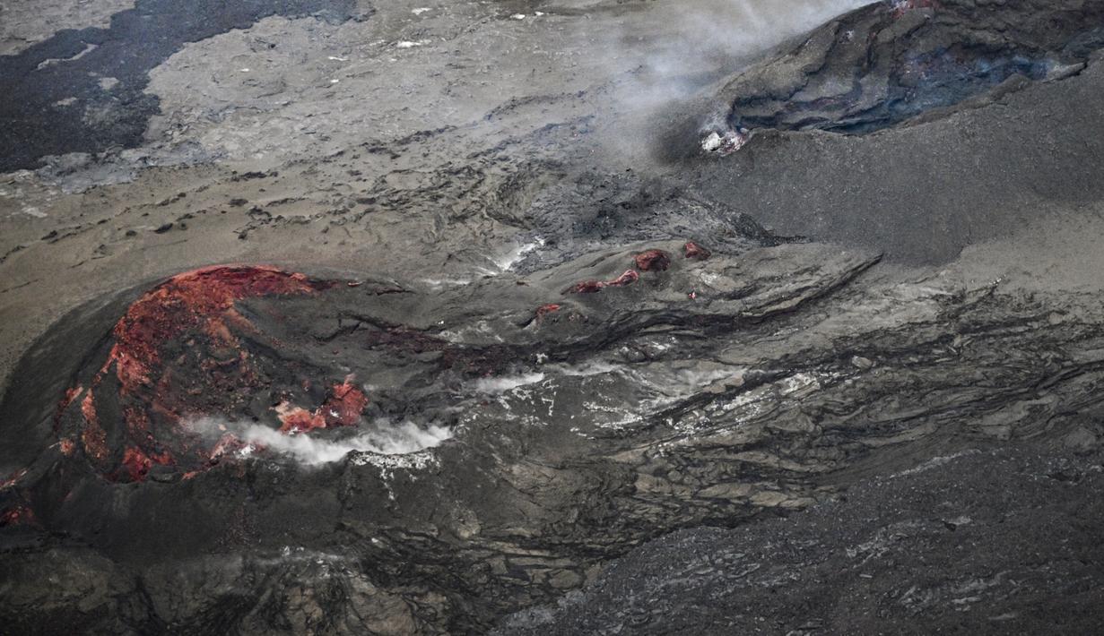 Semburan Lava Gunung Berapi Mauna Loa Hawaii Akhirnya Menurun - Foto ...