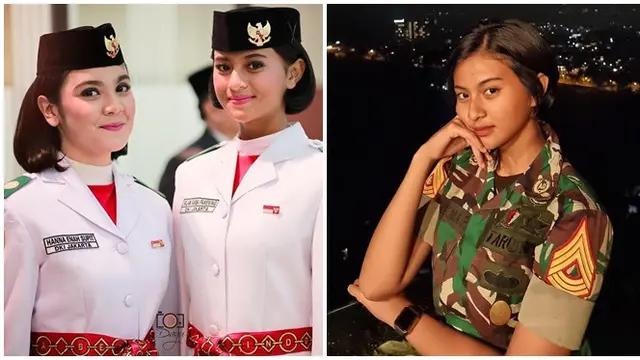 Jadi Anggota TNI, Ini 6 Potret Dulu Vs Kini Nilam Sukma Paskibraka ...