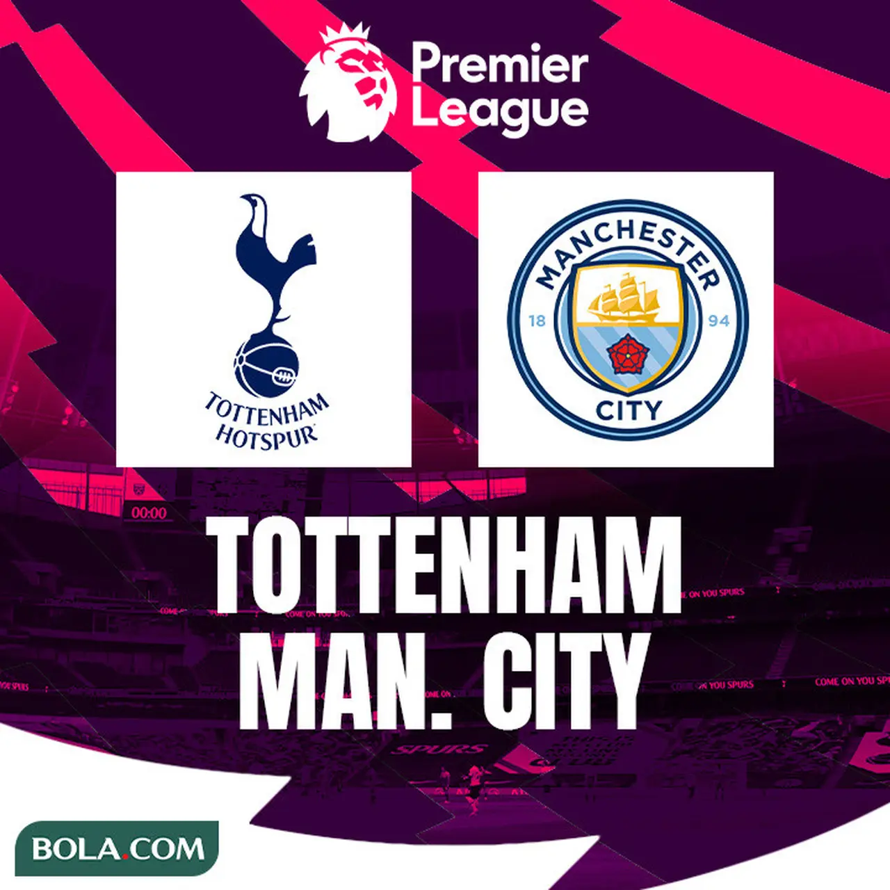 Link Live Streaming Liga Inggris Tottenham Hotspur vs Manchester City ...