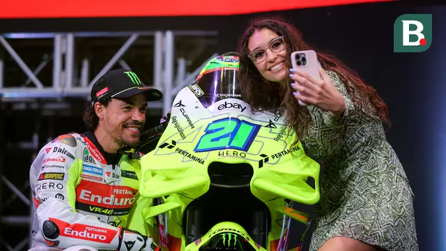 Pertamina Enduro VR46 Racing Team Launching Tim di Jakarta, Valentino ...