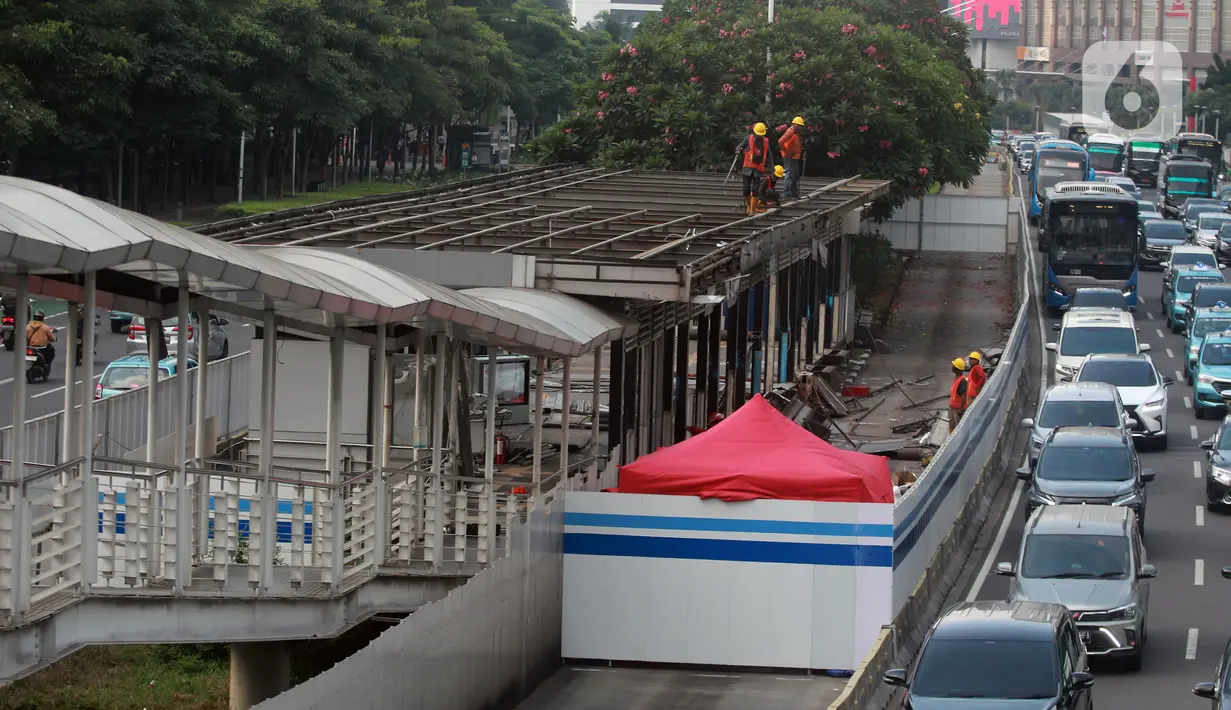 10 Halte TransJakarta di Ibu Kota Ditutup Sementara Imbas Revitalisasi ...