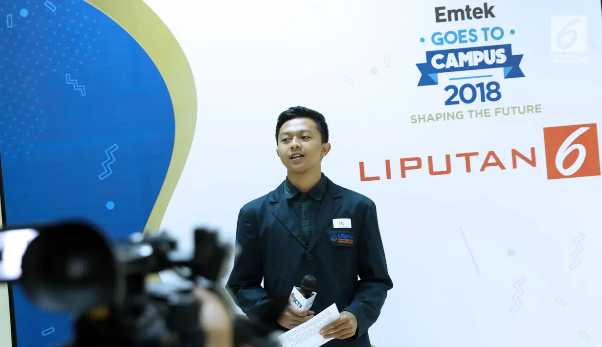 FOTO: Ketegangan Peserta Audisi Lomba News Presenter EGTC 2018 Bandung ...