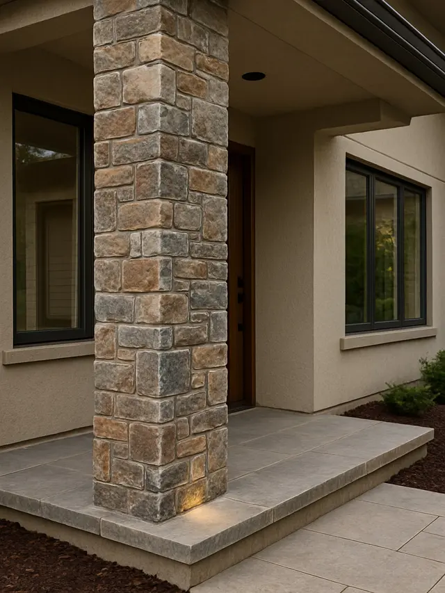 5 Model Tiang Teras Rumah Mewah dengan Ukuran Besar 2025, Elegan dan ...