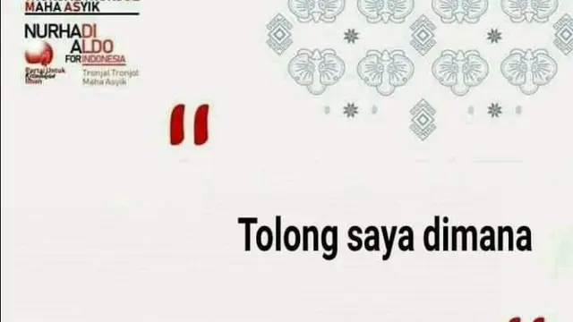 5 Poster Nyeleneh Nurhadi-Aldo, Sosok Capres Fiktif yang Lagi Viral - Citizen6 Liputan6.com