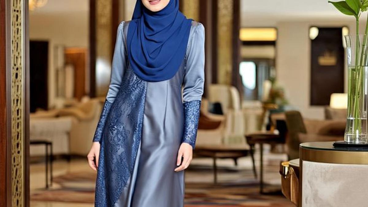 7 Model Gamis Kombinasi Renda Tempel, Bikin Tampilan Makin Cantik dan ...