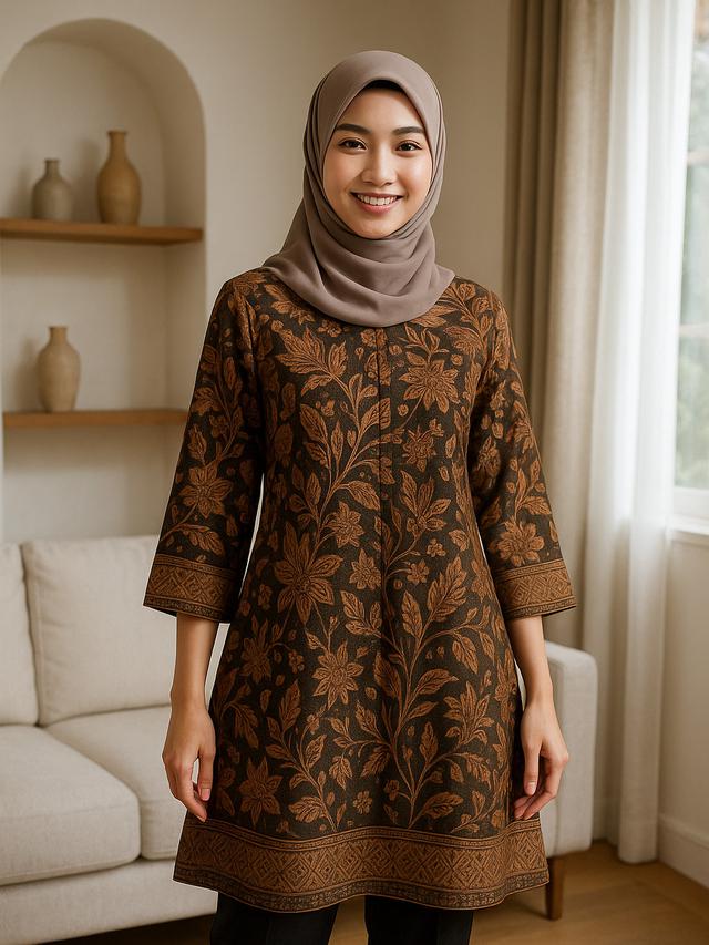 7 Model Atasan Batik Wanita Elegan, Cocok untuk Acara Formal Maupun Santai