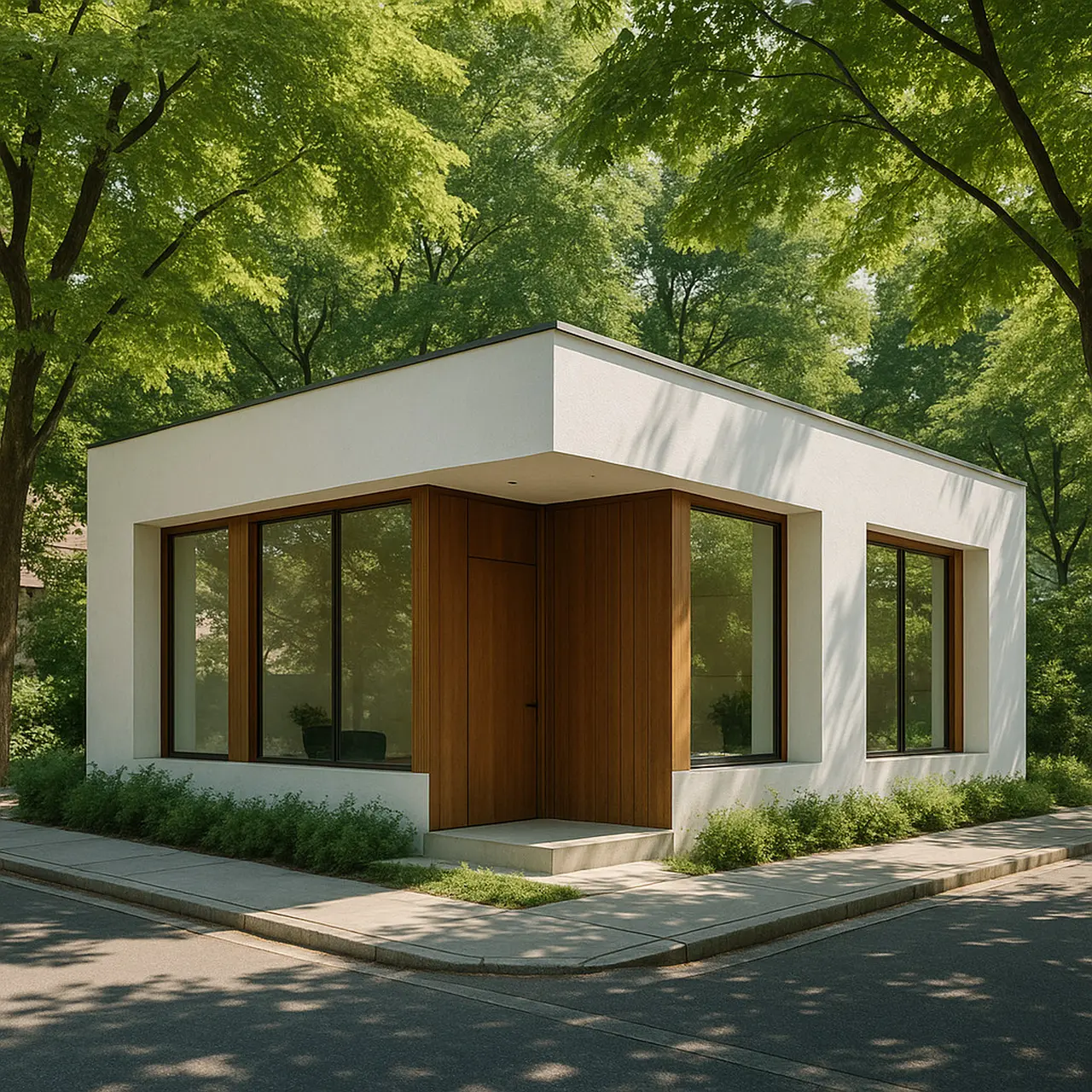 6 Model Rumah Petak Minimalis Modern di Pinggir Jalan, Inspirasi Hunian ...
