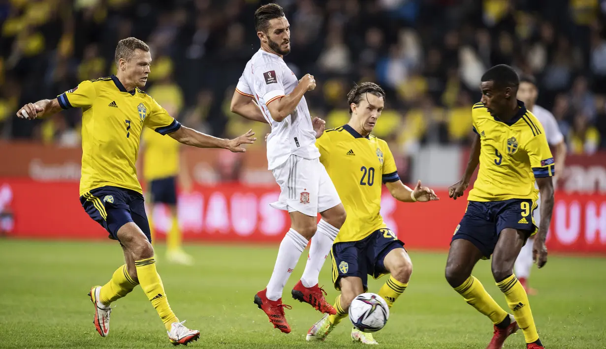 FOTO: Spanyol Kalah dari Swedia di Kualifikasi Piala Dunia 2022 - Foto ...