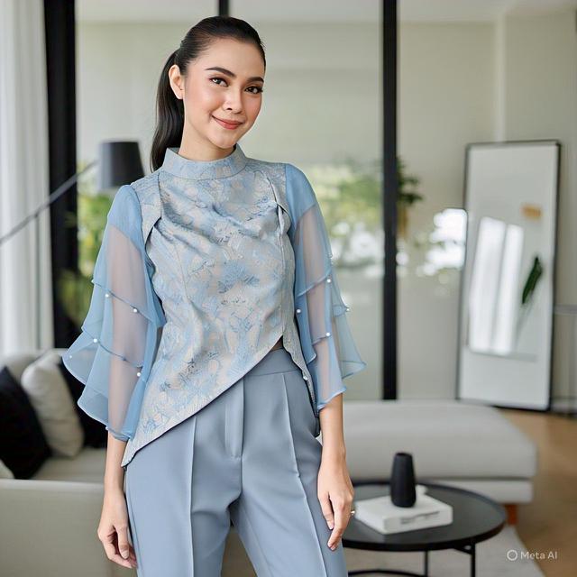 7 Model Atasan Brokat Kekinian Padu Padan Usia 30 Tahun ke Atas