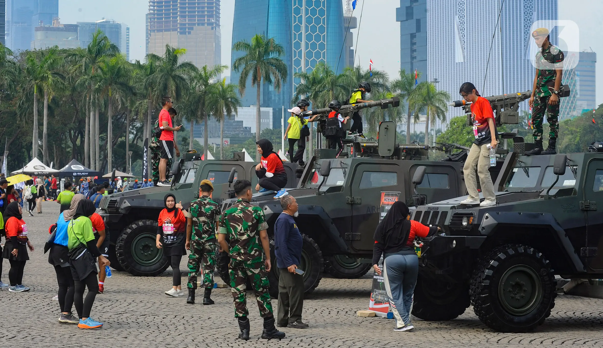 Pameran Alutsista Sambut Perayaan HUT ke-78 TNI di Monas - Foto Liputan6.com