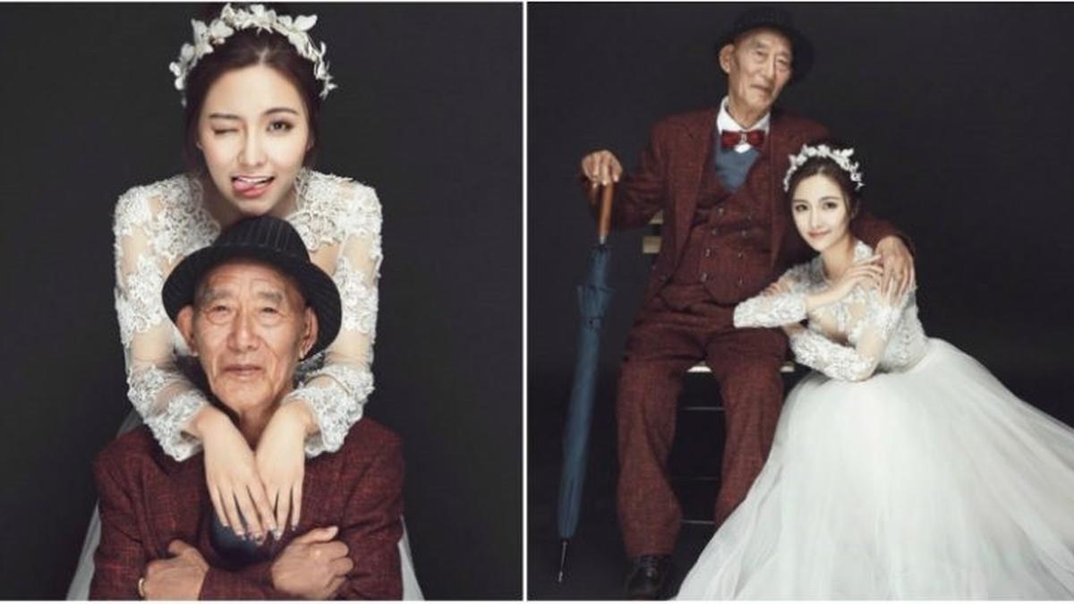 Foto Pengantin Dengan Kakek Tua Kisah Dibaliknya Bikin Merinding