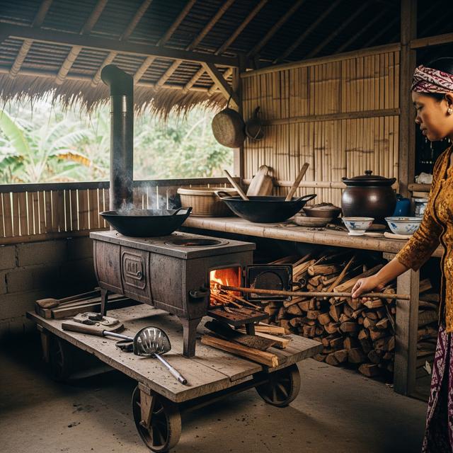 9 Model Dapur Tungku Kayu Bakar, Perpaduan Tradisional dan Modern