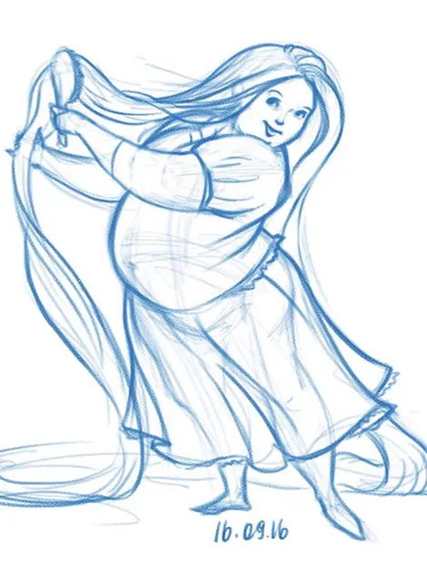 Sketsa Gambar Princess Rapunzel : Pin Di Coloring Practice : Download ...