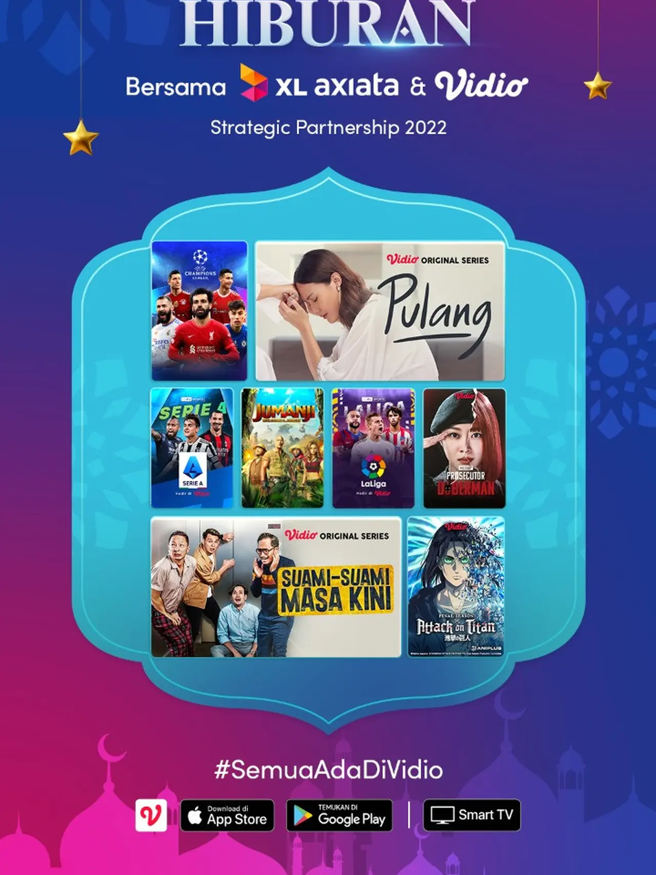 XL Axiata-Vidio Hadirkan Bonus Vidio Premium untuk Keluarga Indonesia - Tekno Liputan6.com