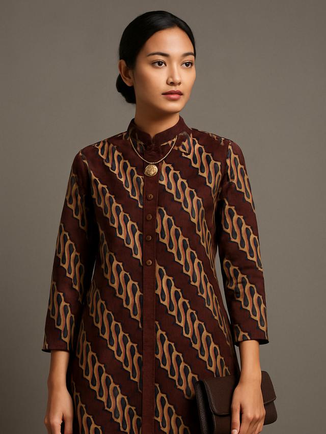 7 Model Baju Batik Lengan Lurus, Simpel tapi Mewah untuk Acara Resmi di ...