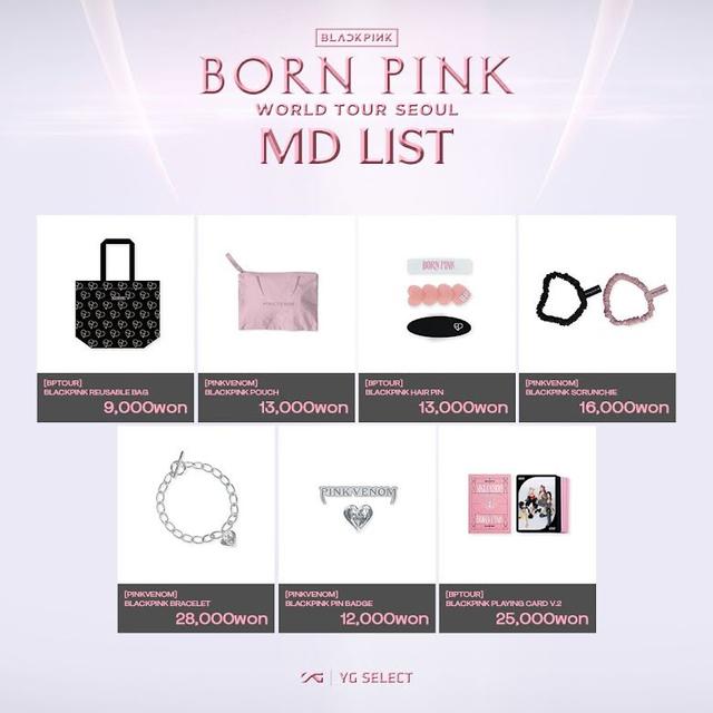 Ragam Merchandise di Konser BLACKPINK Born Pink di Seoul, Berapa ...