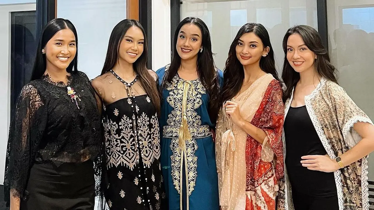 Potret Bukber Alumni Puteri Indonesia, Tampilan Rahma Landy yang Cantik ...