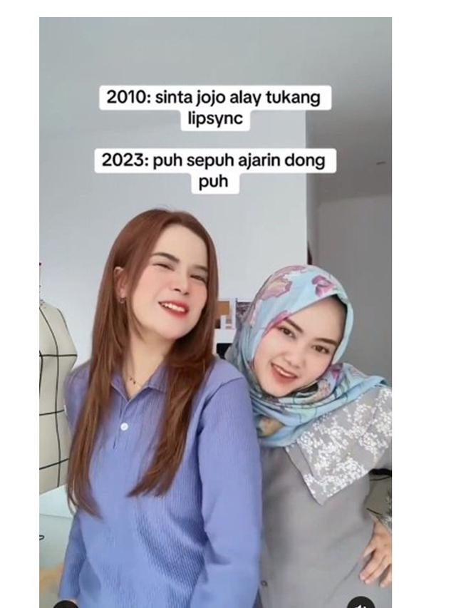7 Potret Terbaru Sinta dan Jojo 'Keong Racun', Disebut Sesepuh TikToker